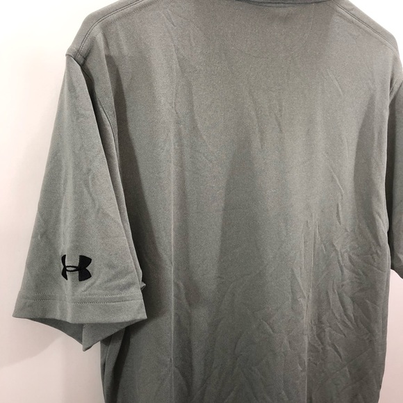 Under Armour | Shirts | Under Armour Mens Polo Shirt Gray Ss Size M ...